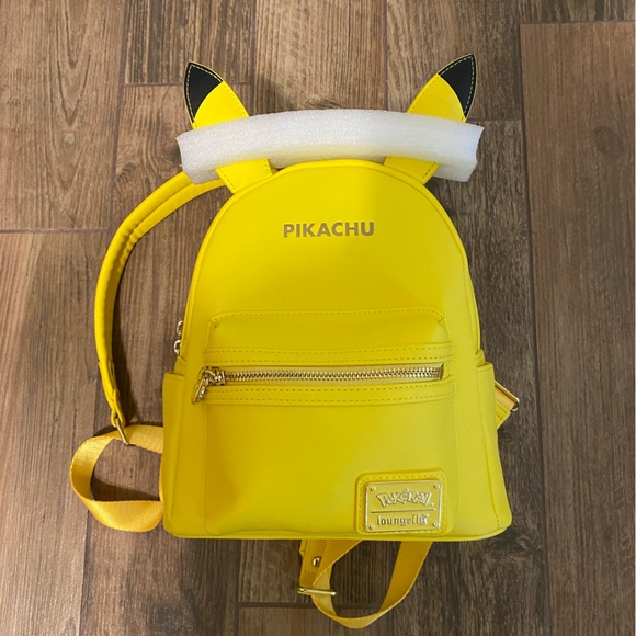 Loungefly | Bags | Lounge Fly Mini Backpack Pokmon Pikchau With Ears ...